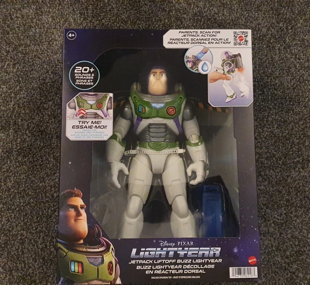 DISNEY PIXAR LIGHTYEAR Jetpack Liftoff Buzz Lightyear Action Figure Toy ...