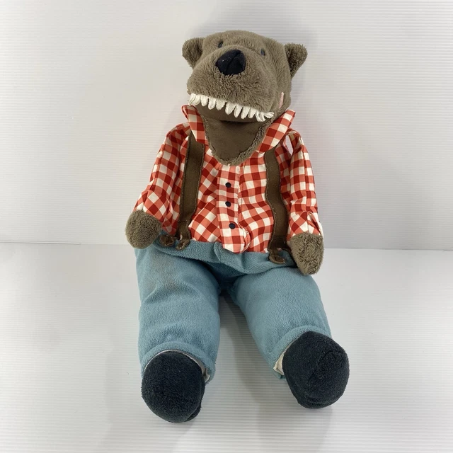 IKEA LUFSIG BIG Bad Wolf Little Red Riding Hood 17 Inch Plush Stuffed ...