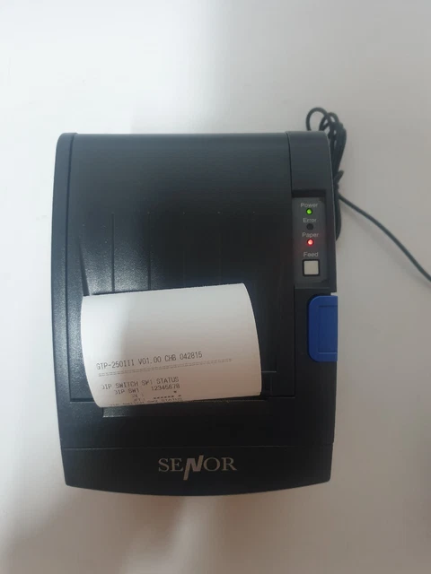 SENOR GTP-250 THERMAL Receipt USB Serial Network Printer POS --NO POWER ...