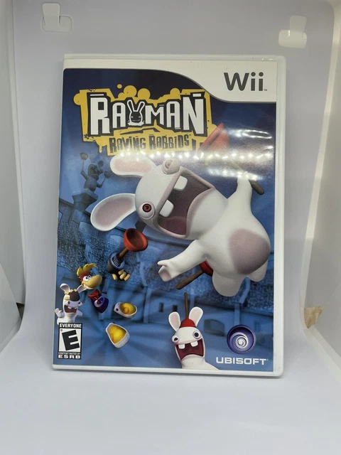 RAYMAN RAVING RABBIDS (Nintendo Wii, 2006) Game CIB Complete Tested £3. ...