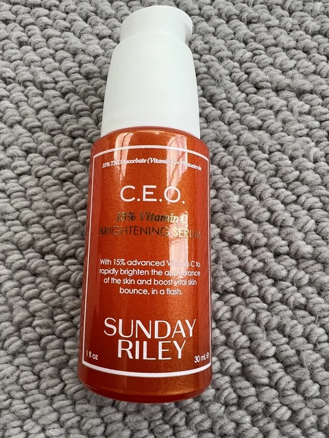 SUNDAY RILEY CEO 15% Vitamin C Brightening Serum 30ml £55.00 - PicClick UK