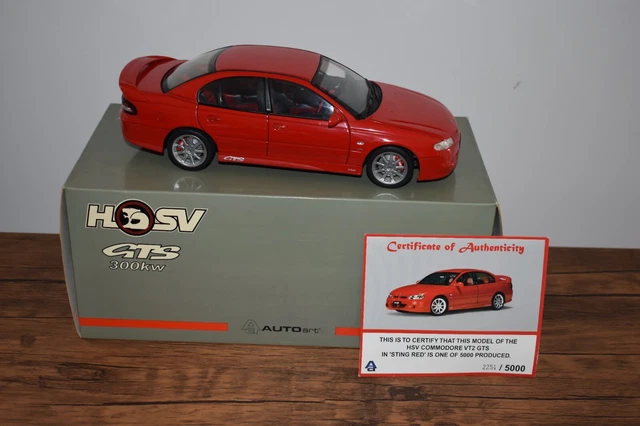 1:18 AUTO ART HSV Commodore VT2 GTS in Sting Red $269.00 - PicClick AU