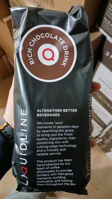 RICH HOT CHOCOLATE Powder for vending machines 1KG Bean-to-cup ...