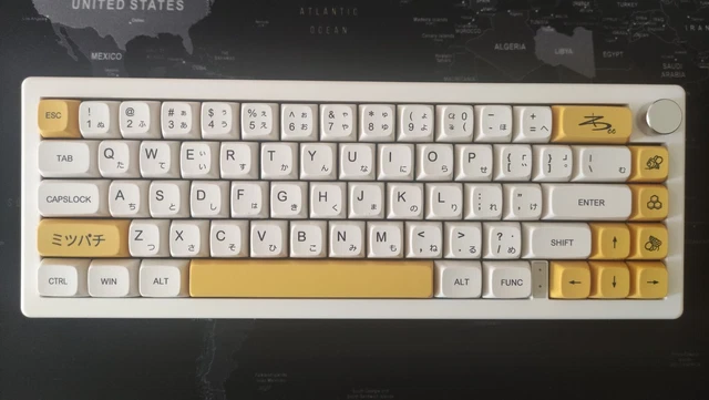 CUSTOM MECHANICAL KEYBOARD - GMK67 - Gateron Milky Pro Red Switches ...