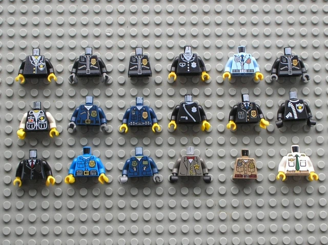 LEGO TORSO POLICE Sheriff Officer Cop Gendarme of Choice / Choose Your ...