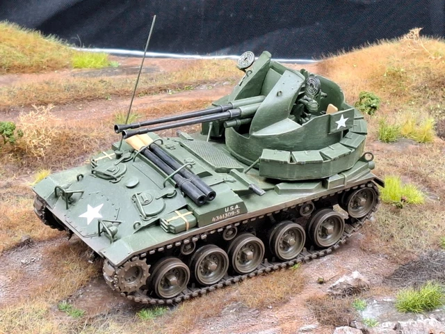CMK US M19 Multiple Gun Motor Carriage (MGMC) Resin gebaut+gebrusht 1: ...
