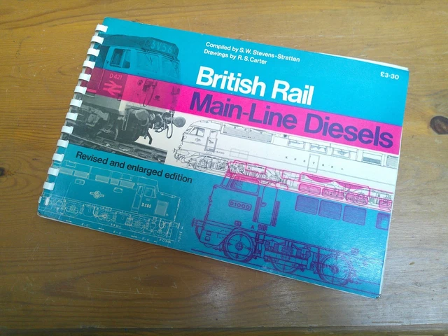 BRITISH RAIL MAIN-LINE Diesels Drawings in 4mm Scale Book - R.S.Carter ...