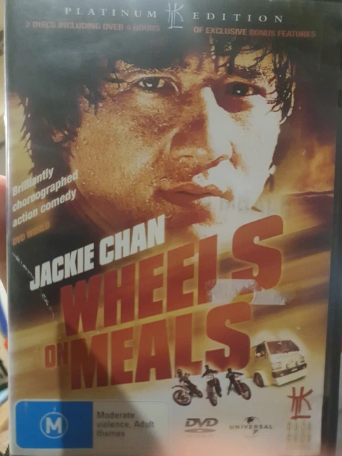 WHEELS ON MEALS Rare 2-Disc Set Dvd Jackie Chan Kung Fu Comedy Film ...