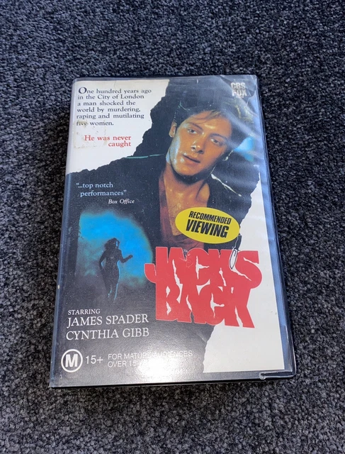 JACK'S BACK VHS Tape CBS Fox video HTF crime horror Cynthia Gibb 1988 ...