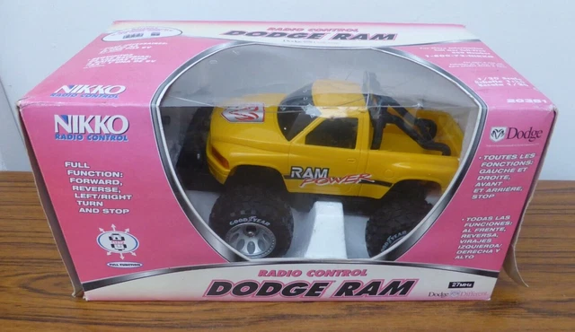 NIKKO DODGE RAM Radio Control Car Boxed Battery Operated * FULLY ...