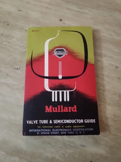 MULLARD VALVE TUBE and Semiconductor Guide for TV, Radio audio ...