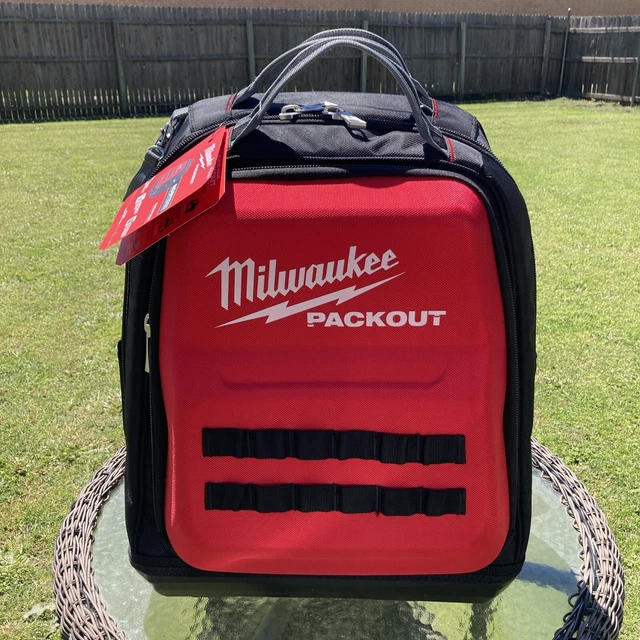 MILWAUKEE 48-22-8301 PACKOUT Backpack New Tear Impact Resistant 48 ...