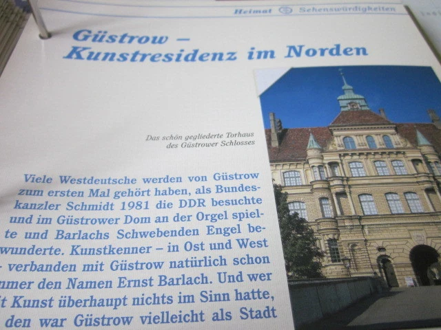 DAS WAR DIE DDR Heimat Sehenswürdigkeiten Güstrow Kunstresidenz im Norden EUR 3,64 - PicClick DE