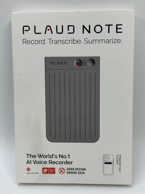 PLAUD NOTE AI Voice Recorder Note Taking Transcribe Summarize 64GB ...