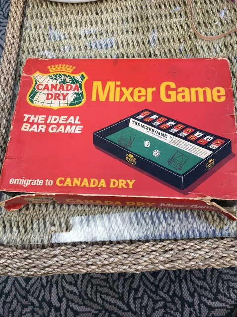 VINTAGE RETRO CANADA Dry The Mixer Game. ) Great For Bar Or Man Cave £ ...