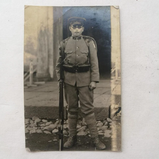 WWII IMPERIAL JAPANESE Army IJA Soldier Arisaka Rifle M90 (1930 ...