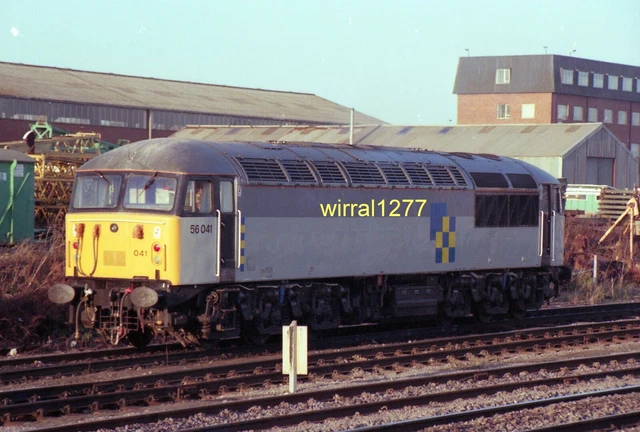 ORIGINAL RAILWAY PHOTOGRAPHIC negative Class 56 56041 at Westbury £3.25 ...