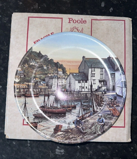 1988 POLPERRO FAMOUS Fishing Harbours Series Poole Pottery England £8. ...