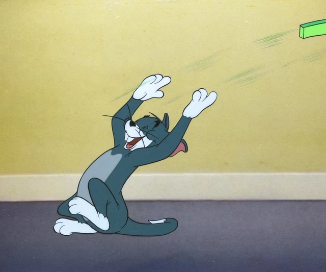 TOM AND JERRY - Original Animation Production Cel Art avec croquis au ...