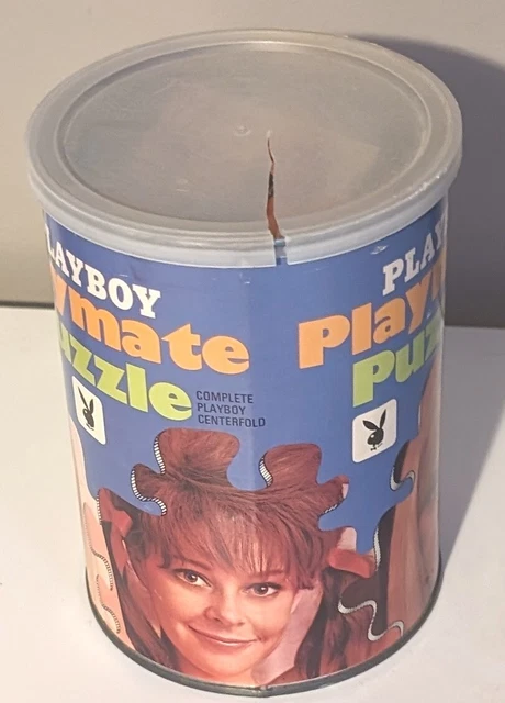 PLAYBOY PLAYMATE PUZZLE Tin Complete Centerfold Shay Knuth Miss ...