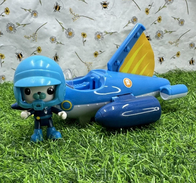 OCTONAUTS GUP R Sailfish Vehicle & Captain Barnacle Figure Blue Working ...