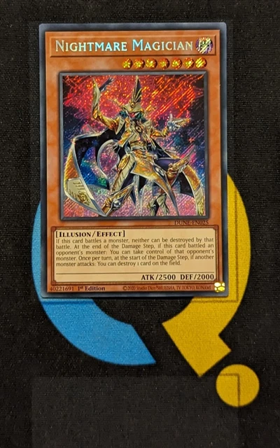 DUNE-EN025 NIGHTMARE MAGICIAN Secret Rare 1st Ed YuGiOh Card £4.90 ...