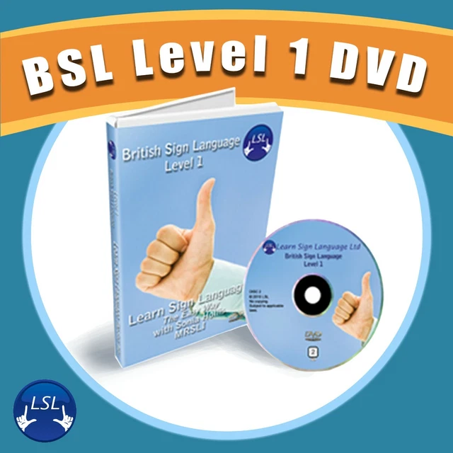 BRITISH SIGN LANGUAGE DVD Level 1 £10.99 - PicClick UK