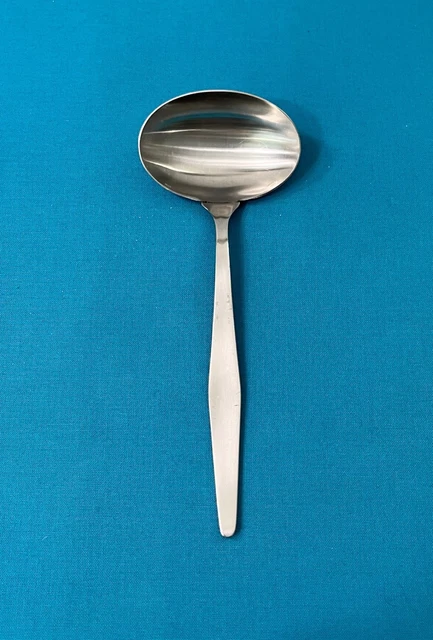 LOUCHE A SAUCE CHRISTOFLE modèle CONCORDE acier 17 cm couvert service ...