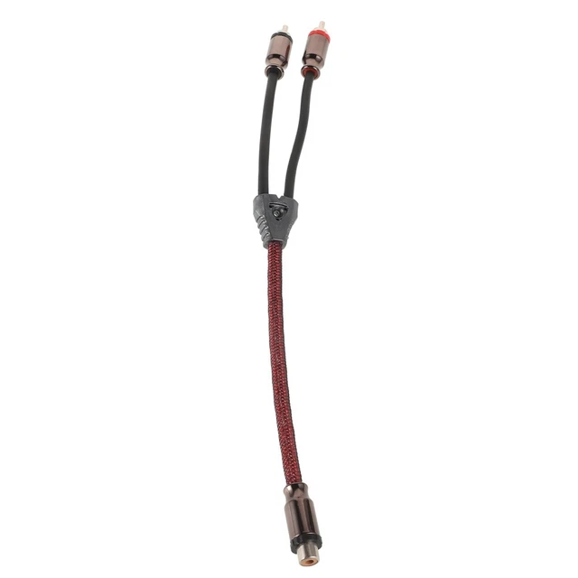 CAR AUDIO CABLE To Dual Power Amplifier Cable Audio Speaker Wire ...