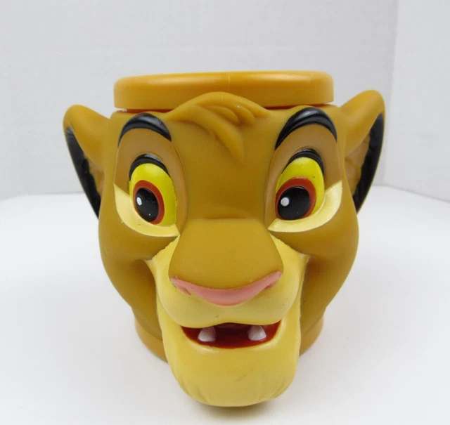 THE LION KING Simba 90s Kids Disney Applause Vintage Figural Mug £13.21 ...