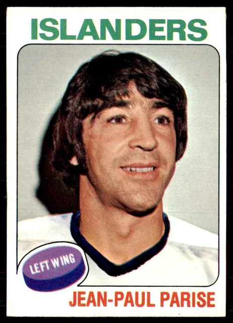 1975-76 TOPPS HOCKEY Card Jean-Paul Parise.. Islanders de New York #127 ...