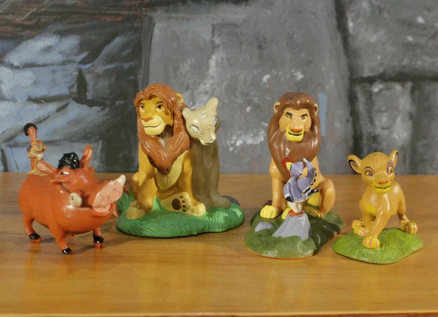DISNEY LION KING Simba Nala Timon Pumbah Figures Classics Disney Store ...