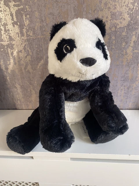 IKEA KRAMIG 30CM Baby Panda Soft Toy Plush Teddy White Black Washable ...