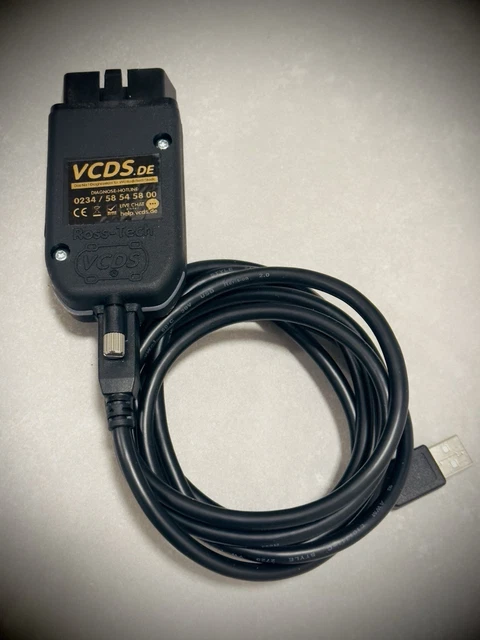 ORIGINAL ROSS TECH VCDS Hex-V2 USB Diagnose VW Skoda Seat Audi Bentley ...