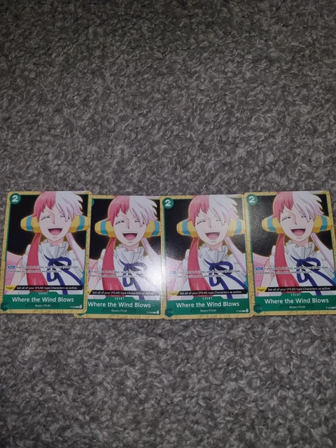 ONE PIECE TCG: Where the Wind Blows ST16 P-058 Promo x4 Playset £6.50 ...