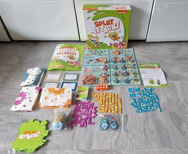 NICKELODEON SPLAT ATTACK Board Game Complete Hey Arnold Rugrats ...