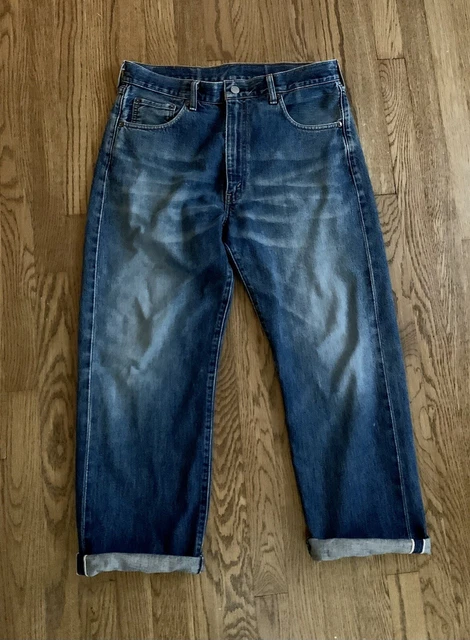80S 90S SELVEDGE Levi’s 502 Jeans Pre-LVC Japan 34-28 Washed Big E ...