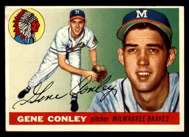 1955 TOPPS BASEBALL #81 Gene Conley EX/MT *e2 EUR 19,99 - PicClick FR