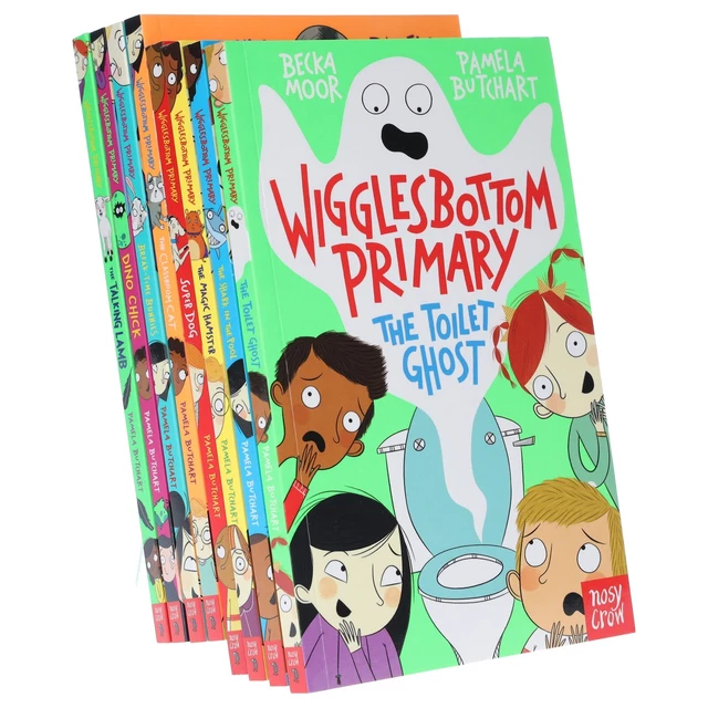 WIGGLESBOTTOM PRIMARY BY Pamela Butchart 8 Books Collection Set - Ages ...