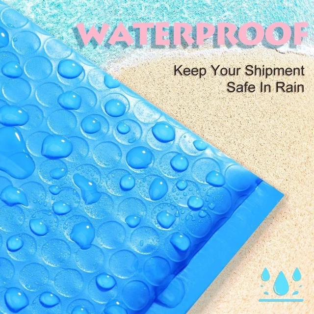 5X9 INCH BLUE 50 Pack Usable Size Small Business Mailing Packages ...