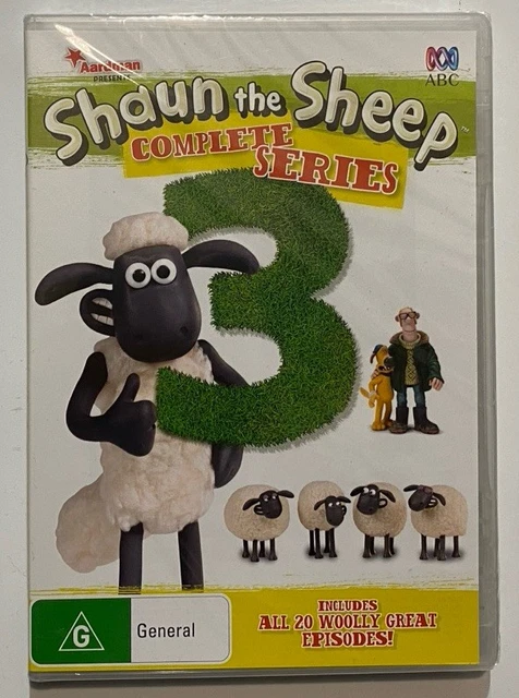SHAUN THE SHEEP Complete Series 3 DVD Region 4 PAL TV Series Brand New ...