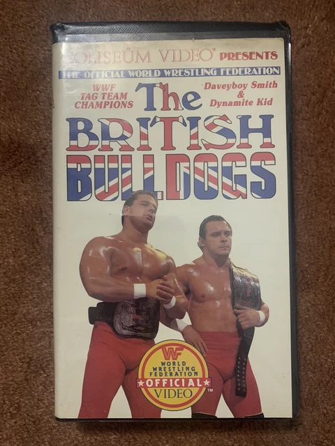 WWF WWE COLISEUM Video WCW NWA The British Bulldogs AEW VHS Davey Boy ...