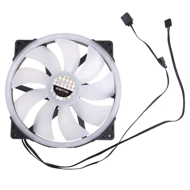 ARGB LED 200MM for Case Fan,Quiet Edition High Airflow Adjustable Color ...