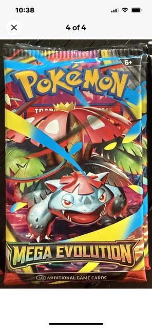 SELLING 1 INDIVIDUAL Pokemon TCG Mega Evolution Pack 2025 New $19.99 ...