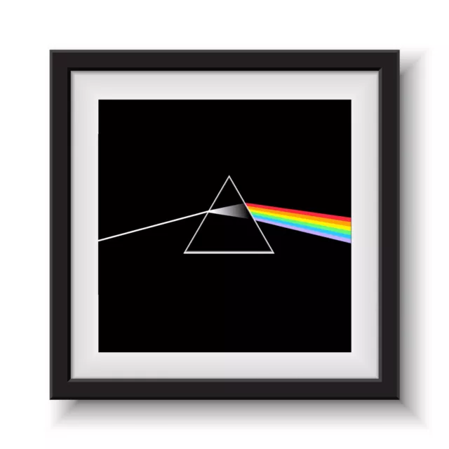 Pink Floyd The Dark Side Of The Moon 12 Album Cover Framed 16 X