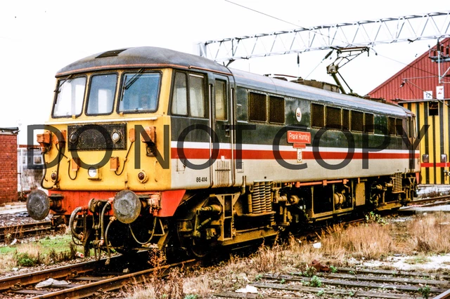 UK DIESEL TRAIN Railway Photograph Of Class 86 86414 Locomotive. Rm86 ...