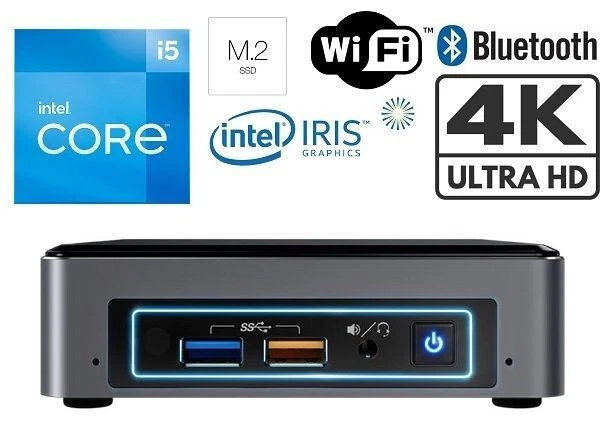 MINI MICRO PC Intel NUC NUC7i5BNK i5 7260u Quad 16 GB RAM 256 SSD Windows 11 pro EUR 249,00 ...