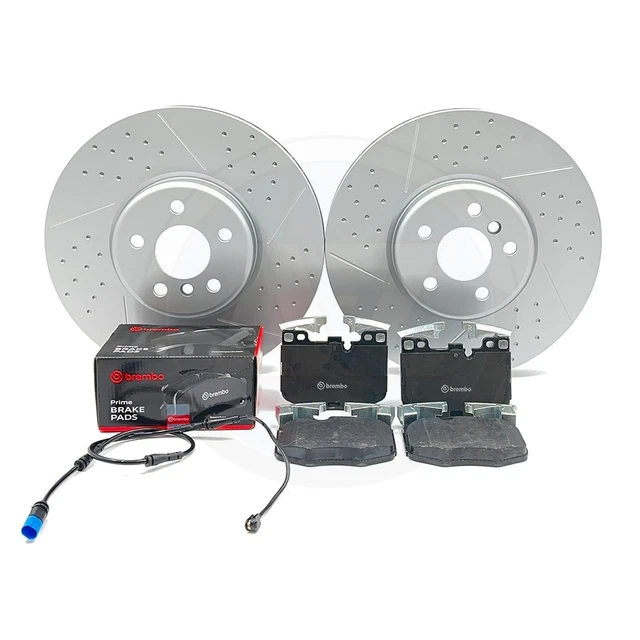 POUR BMW 730I Li G11 G12 Alvéolé Rainuré Frein Avant Disques Brembo ...