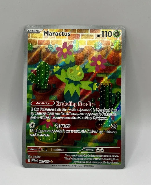 MARACTUS - POKÉMON TCG Journey Together Illustration Rare Pokemon Card ...