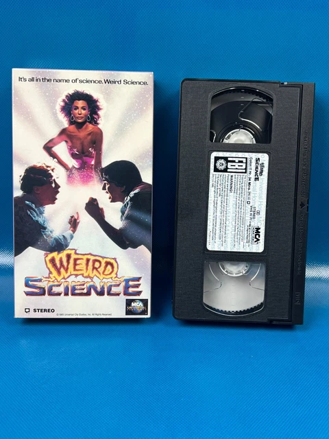 WEIRD SCIENCE VHS 1986 MCA Anthony Michael Hall Kelly Lebrock John ...